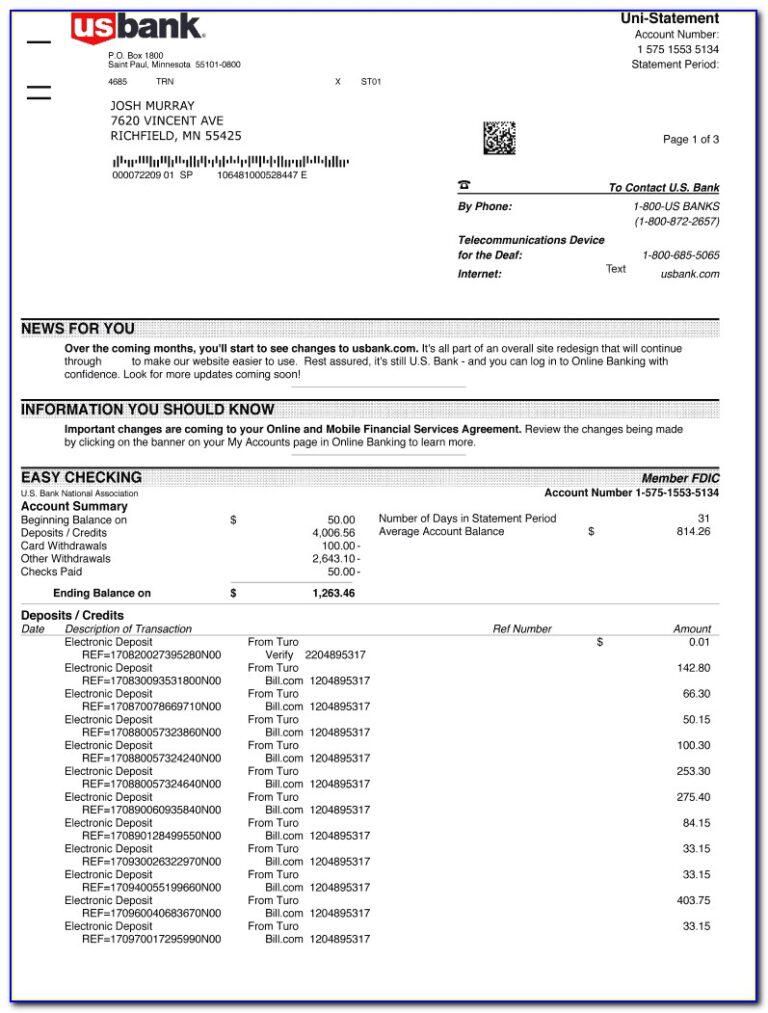 How to Easily Get Your Bank Statement Online - Proof of Statement