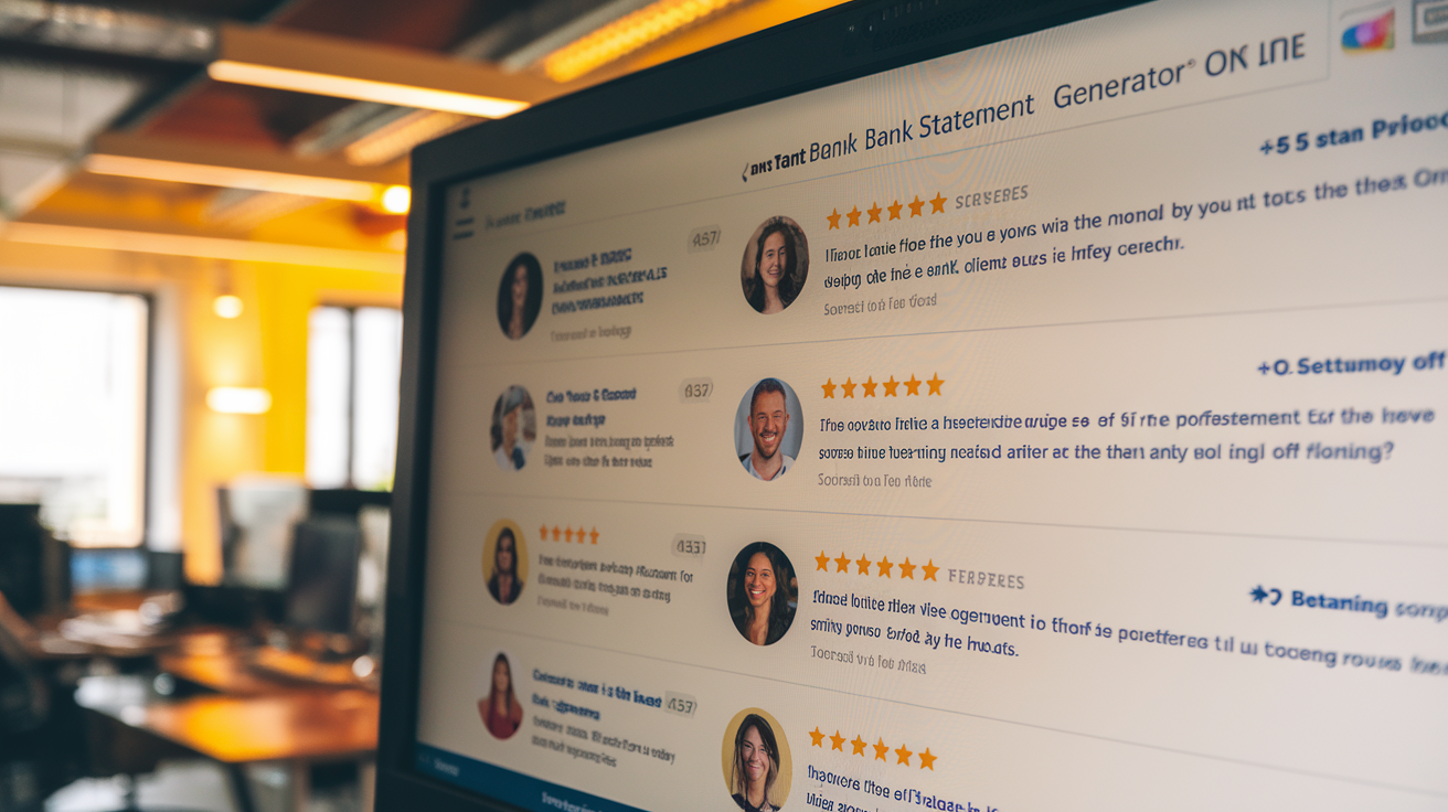 Surprising New Way to Create Bank Statements Online - Proof of Statement